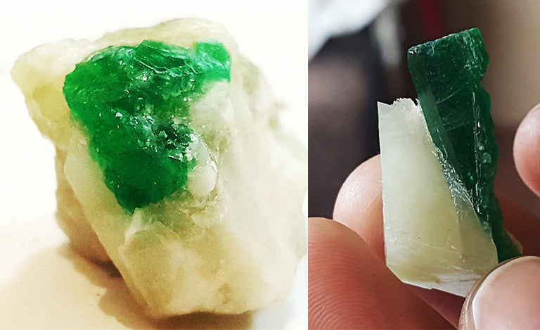 Emerald Green Gemstone Colour Chart – Natural Emeralds