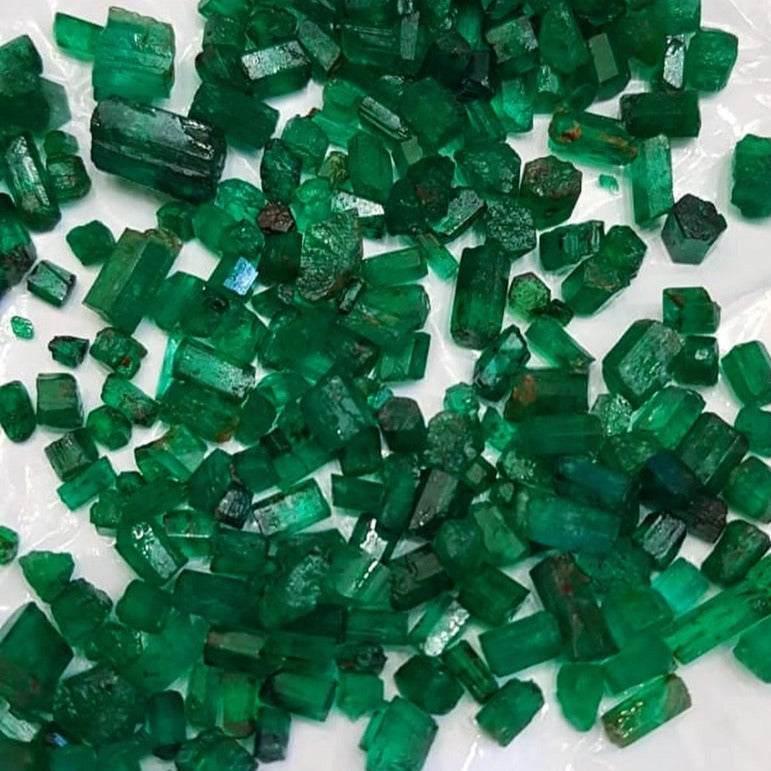 Raw Emerald Gemstones | Rough Emerald Stones – Natural Emeralds